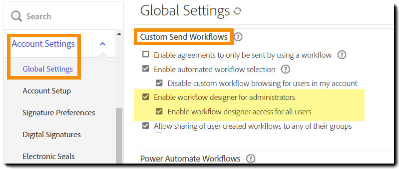 Overview and configuration for custom sending workflows
